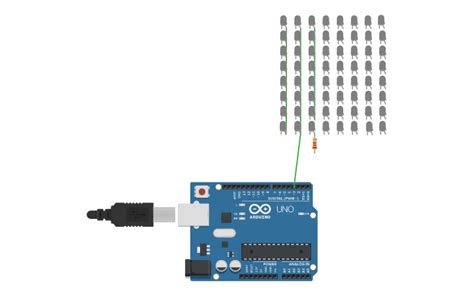 Circuit Design Copy Of 8x8 Led Matrix Tinkercad