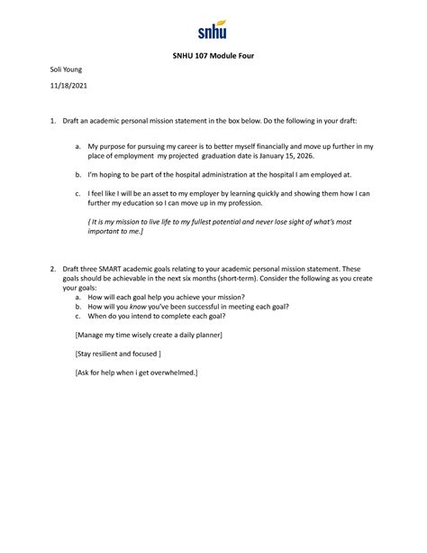 Module Activity SCS Coursework SNHU Module Four Soli Babe Draft An