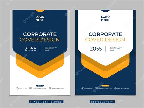 연례 보고서 디자인 템플릿 프리미엄 벡터