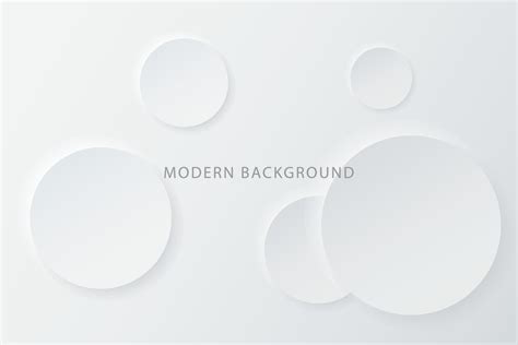 White Modern Neomorphism Abstract Background Gradient Background With