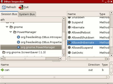 dbus inspector project