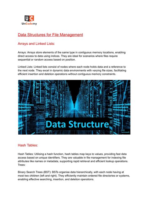 PPT File Management Strategies Data Structures For Effective Operations PowerPoint