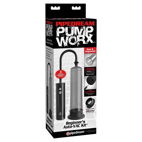 Pump Worx Rechargeable Beginners Auto Vac Kit Black — The Satanic Grotto