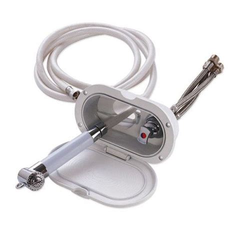 Oval Shower Box With Mixer And Push Button Shower — N0118258 Trem