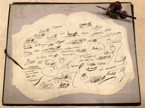 6 Sets De Table “signatures” Merci Louis