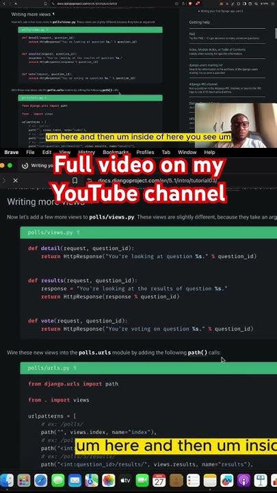 Django Routes Urlspy Pythonanddjangofullstackwebdeveloper
