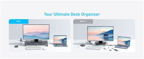 Anker USB C Hub 10 In 1 Monitor Stand Anker US