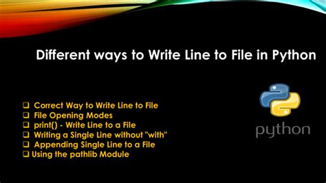 Different Ways To Write Line To File In Python Spark By Examples