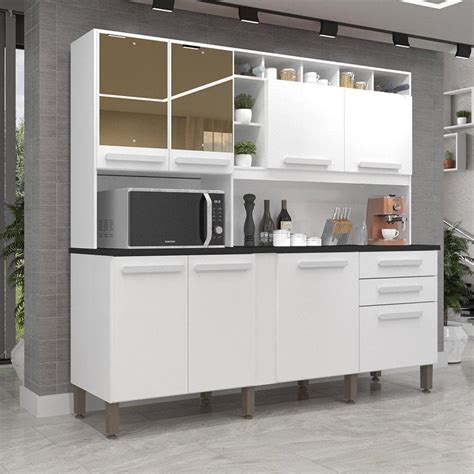 Arm Rio Cozinha Espelhado Casas Bahia