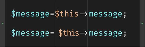 PHP Self And This Keywords Issue Tonsky FiraCode GitHub