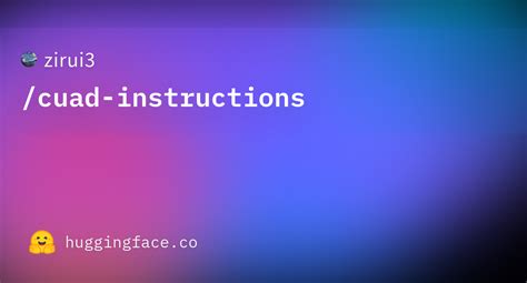 Zirui3cuad Instructions · Datasets At Hugging Face