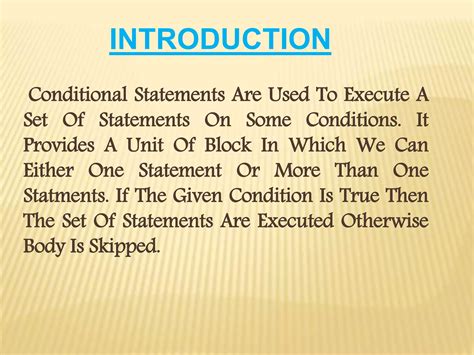 Conditional Statement In C Language Pptx Programming Languages