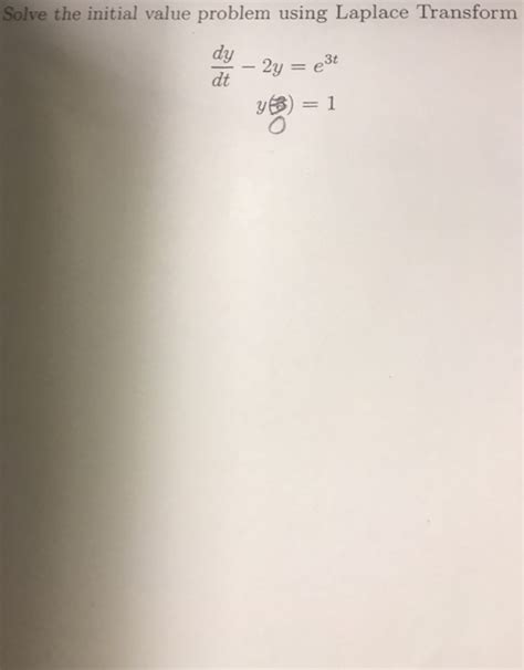 solved solve the initial value problem using laplace