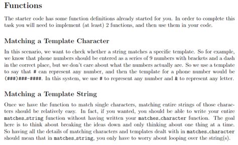 solved functions the starter code has some function