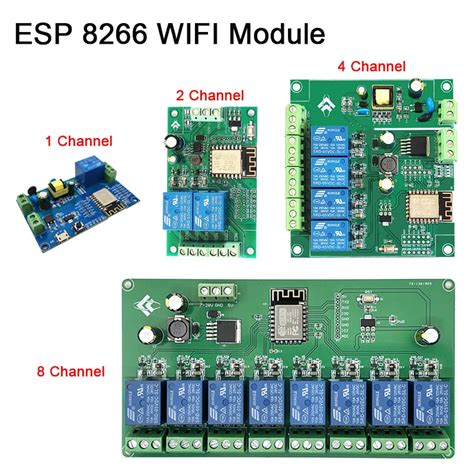 Беспроводной Wi Fi Diy Arduin Tasmota релейный модуль Esp 12f плата