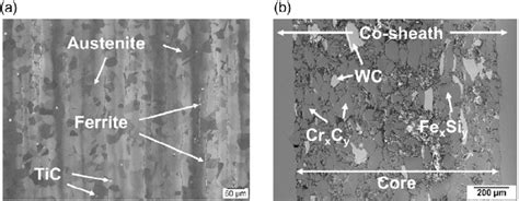 Microstructure Based On Cross Sections Of A The Base Material Lom