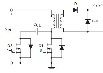 UCC2897A How To Calculate The Capacitor For A Low Side Active Clamp Forward Power Management