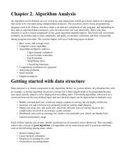 Understanding Algorithm Analysis: Time Complexity & Data | Course Hero