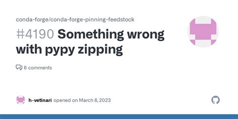 something wrong with pypy zipping · issue 4190 · conda forge conda