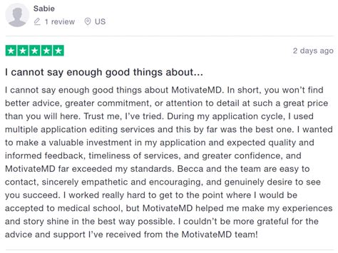 Residency Personal Statement Editing Motivate Md