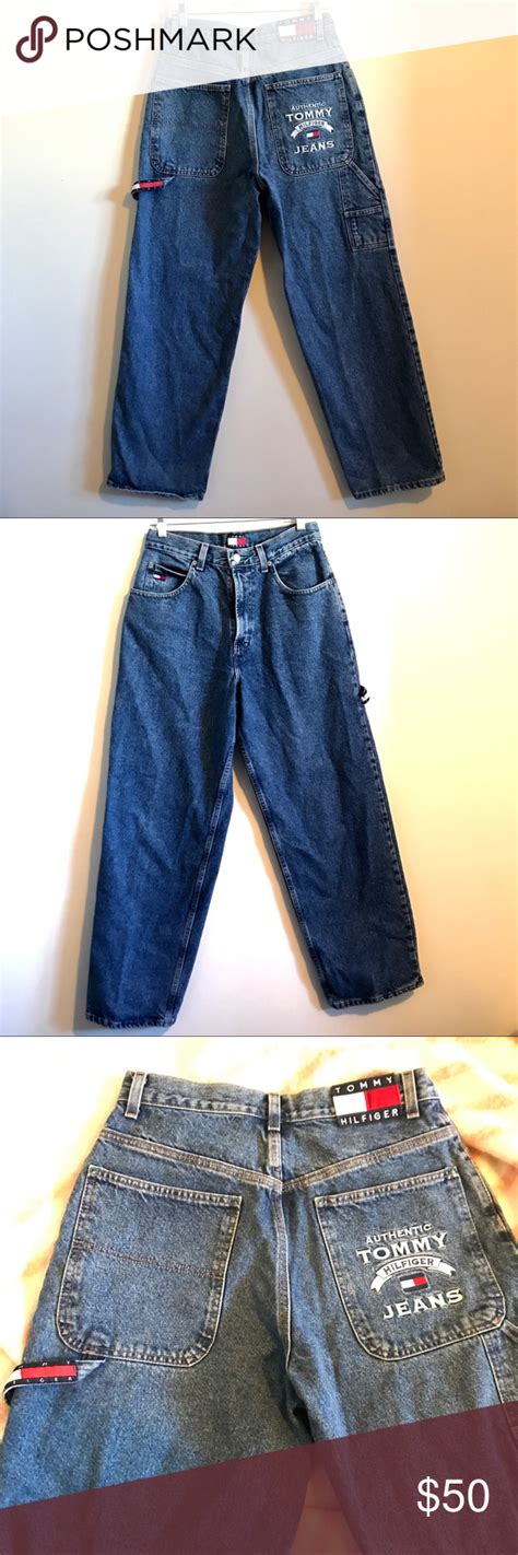 Authentic 90s Vintage Carpenter Fit Tommy Jeans Straight Leg Denim
