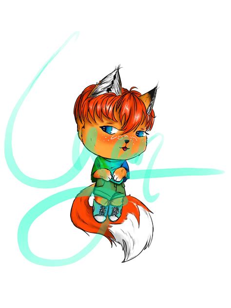 Chibi Foxy By Tealeasel On Deviantart