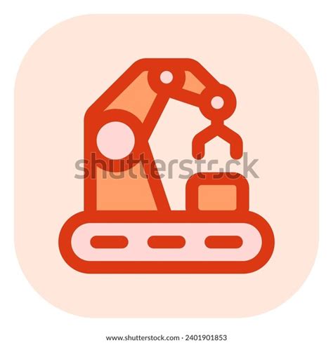 Robotic Arm Sorting Parts Over Royalty Free Licensable Stock Vectors Vector Art Shutterstock