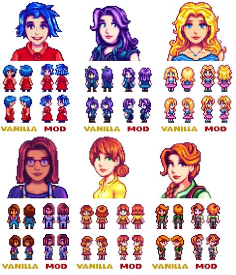 Stardew Valley Sprite Mod In 2024 Stardew Valley Stardew Valley Fanart Pixel Art