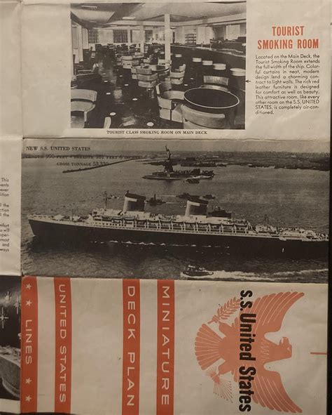 Deck Plans And Cutaway From Ss United States Roceanlinerporn