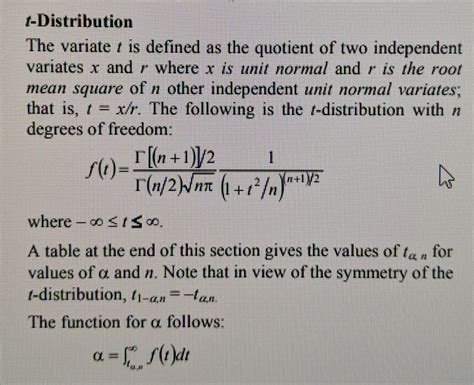 Solved 1 Distribution The Variate 1 Is Defined As The