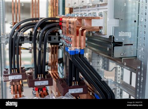 An Electrical Connection Of Flexible And Solid Copper Between A Circuit Breaker And Copper