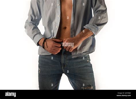 Non Binary Adult Making Seductive Poses For A Lgbt Photoshoot In The Studio Stock Photo Alamy