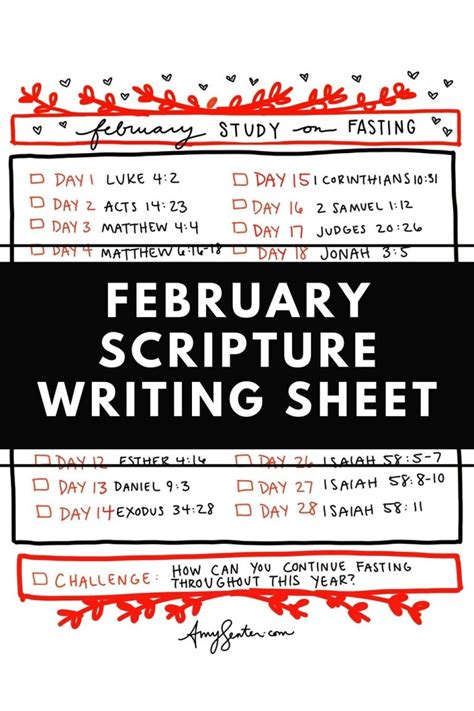 Discover Biblical Fasting In A Scripture Writing Practice