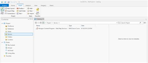 Adding Aerial Imagery As Wms To Arcgis Pro