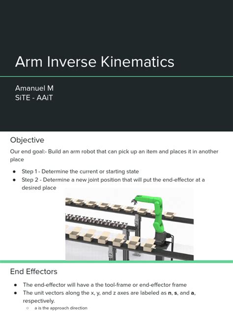 Chapter 4 Inverse Kinematics Pdf Applied Mathematics Algorithms
