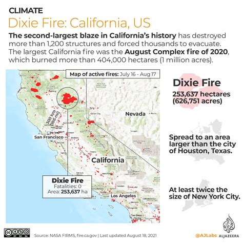 Map Of Dixie Fire In California Referencenery