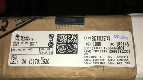 DIP IC SN74HCT541N Texas Instruments For Electronics At 13 8 Piece In Mumbai