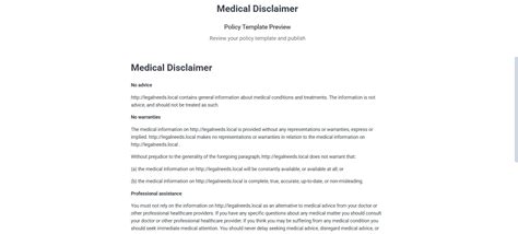 Top 5 Medical Disclaimer Examples For Blogs And Websites