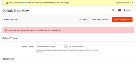 Php Unable To Change Magento Theme In The Backend Design