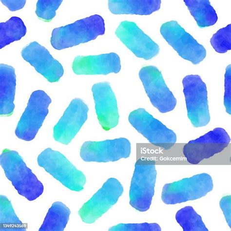 수채화 네이비 블루 브러쉬 스트로크 매끄러운 패턴 추상 배경 디자인 요소 해안 개념 벡터 타일 리스본 아랍어 기하학적 모자이크 지중해 원활한 장식 수채화에 대한 스톡 벡터