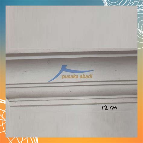 Lis Dinding Gypsum 12cm Pusaka Abadi Genteng Baja Ringan Kanopi