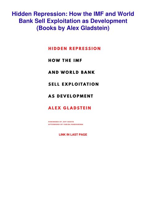 Ppt Ebook ️download⚡️ Hidden Repression How The Imf And World Bank