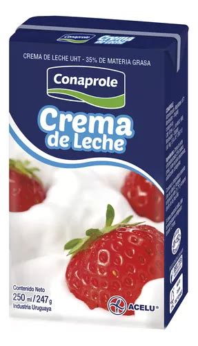Crema De Leche Larga Vida Conaprole 250 Ml Cuotas Sin Interés