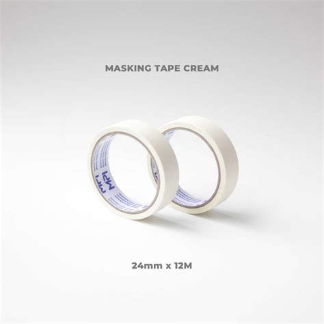 jual masking tape mpi 12mm x 12 meter lakban kertas mpi 12mm x 12