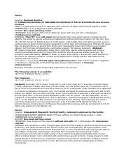 AAPC CPC Chapter Workbook Exercise Docx Case Location Regional Hospital CT THORAX W