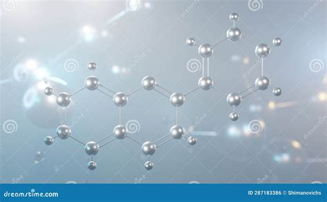 Flavylium Molecular Structure 3d Model Molecule Pigments Structural