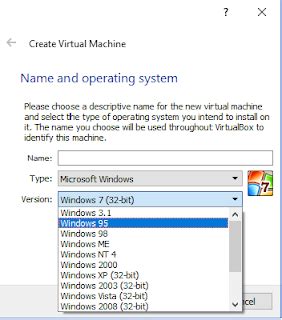 Anshul S Blog VirtualBox Issue Create Virtual Machine Wizard Only Shows Bit Guest
