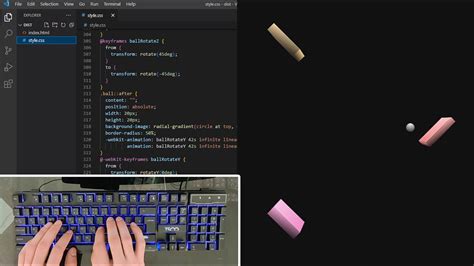 Asmr Programming Bouncing Off The Walls Using Html And Css No