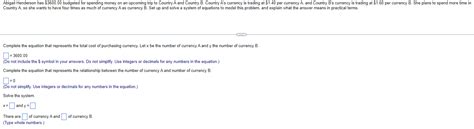 Solved Complete The Equation That Represents The Total Cost Chegg Com