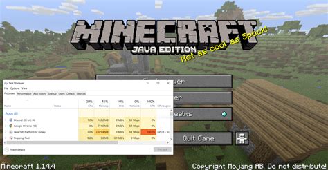 Minecraft Java Is Using All Of My 2gb Gpu On The Title Screen I Only